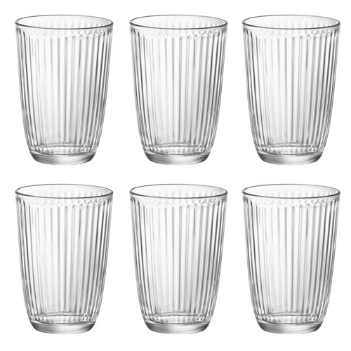 Bormioli Rocco Line Hi-Ball 390 ml Drinking Glass Set & Reviews | Wayfair.co.uk